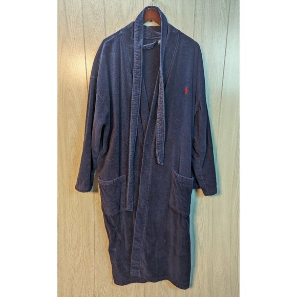Ralph Lauren | Other | Ralph Lauren Polo Robe Adult Largexl Blue Pony ...
